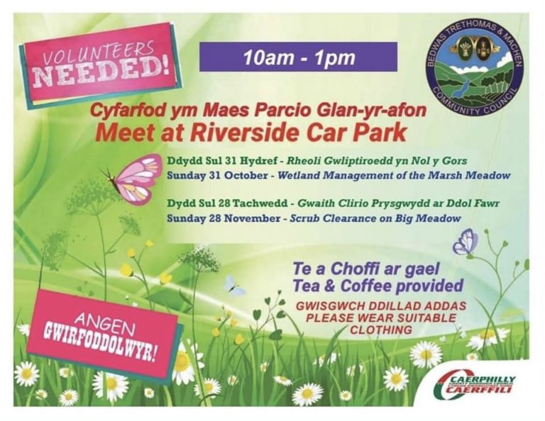 Volunteering Day at Riverside Park, Trethomas - Bedwas, Trethomas ...